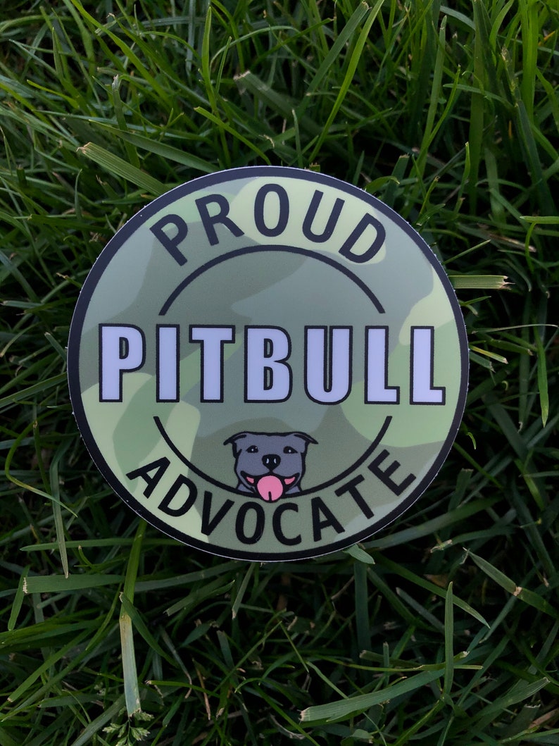 Pitbull Sticker Proud Pitbull Sticker | Etsy