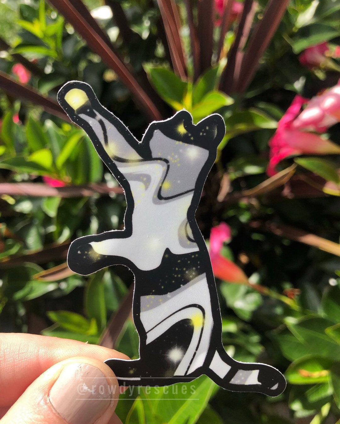 Star Galaxy Cat Sticker, Car Sticker, Galaxy Sticker - Etsy