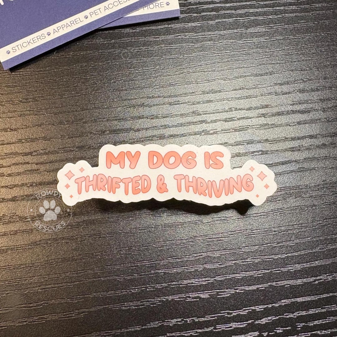 Rescued Dog Stickers, Dog Stickers, Adopt Foster Rescue Stickers ...