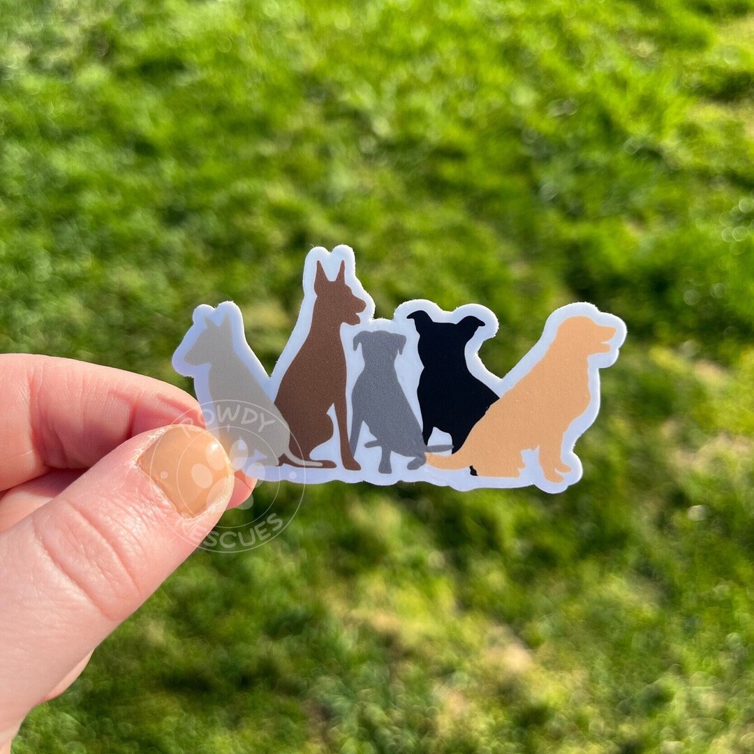 Dog Stickers, Cute Dogs, Cute Dog Sticker, Dog Mom Sticker, Water Proof ...