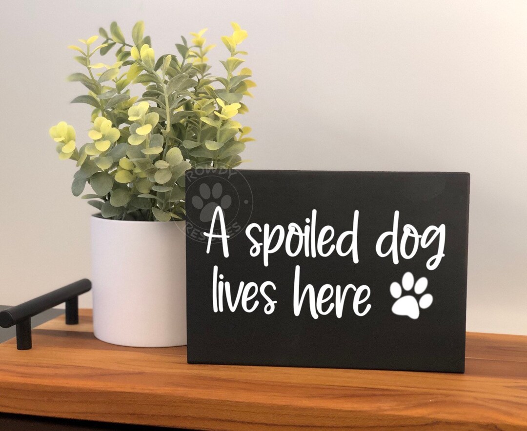 Home Decor, Dog Decor, Wooden Signs, Framed Signs, Wooden Decor, Dog ...