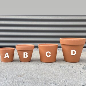 CUSTOM Garden Sign Painted Flower Pot Hand Painted Sign - Etsy