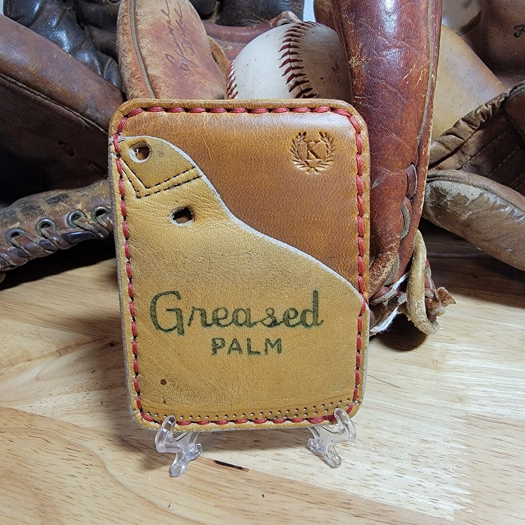 Handmade Repurposed Leather Baseball Glove Minimalist Wallet Slim ...