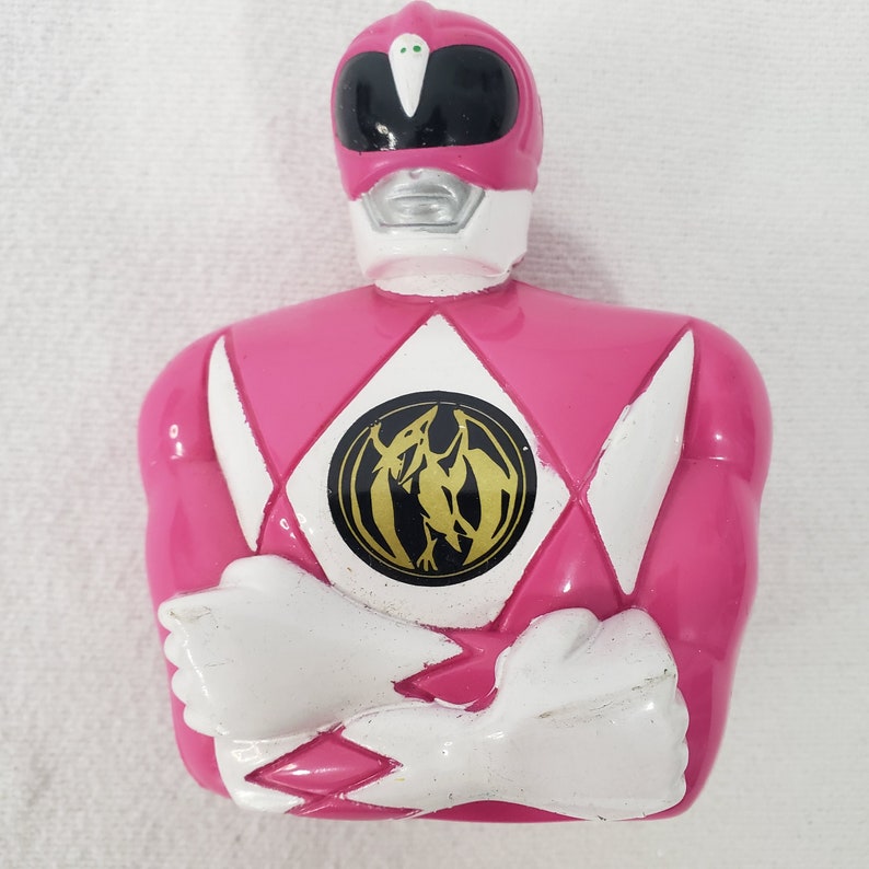 Vintage 1993 Mighty Morphin Power Rangers Figurine Coin Candy Dispenser ...