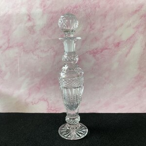 Vintage American Brilliant Cut Glass Decanter/perfume/scent Bottle ...