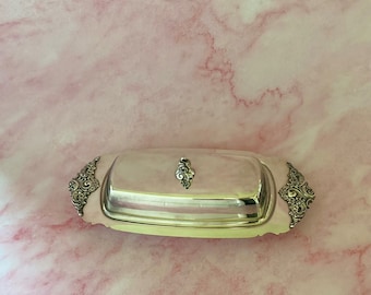 Silver Ornate Butter Dish - Etsy