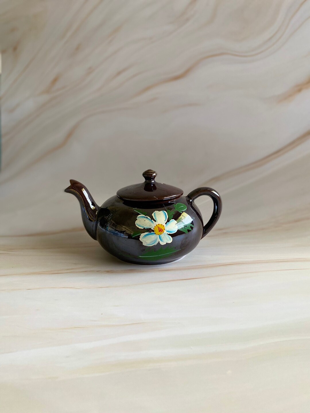 Vintage Ceramic Lusterware Teapot - Made in Japan - Etsy