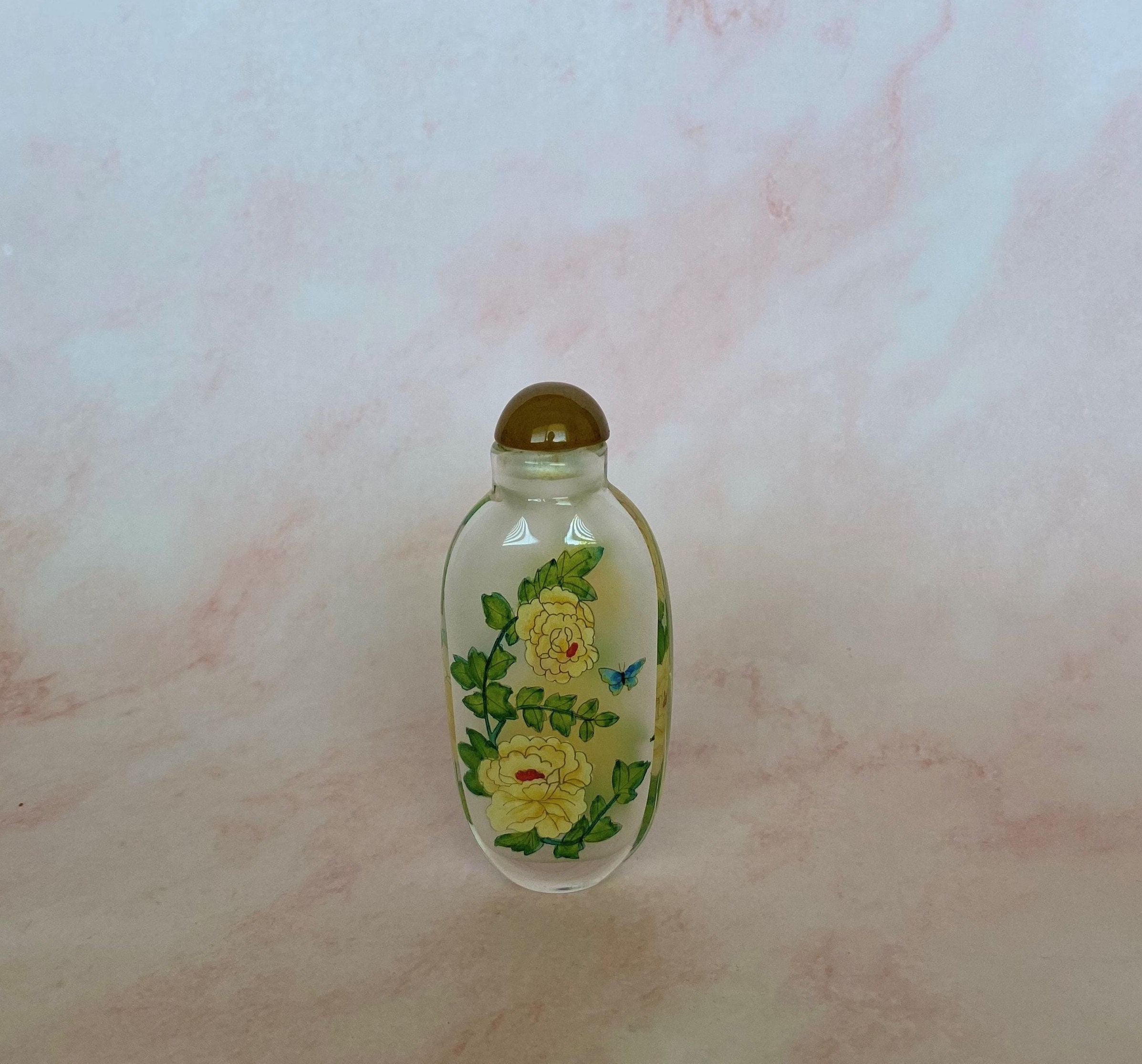 Vintage asian snuff bottle glass - munimoro.gob.pe