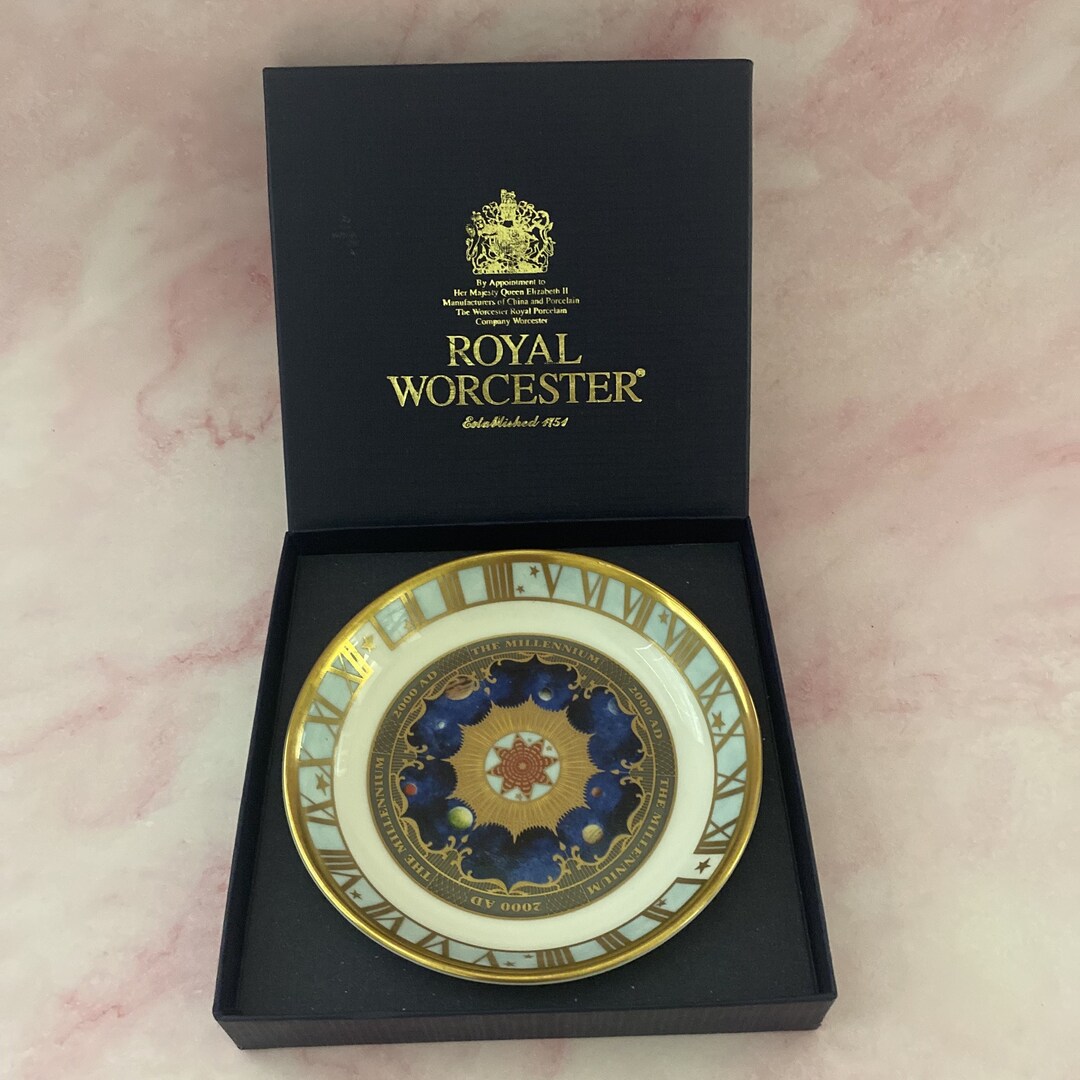 Vintage Royal Worcester 2000 Millennium Collectible Coaster, Limited ...