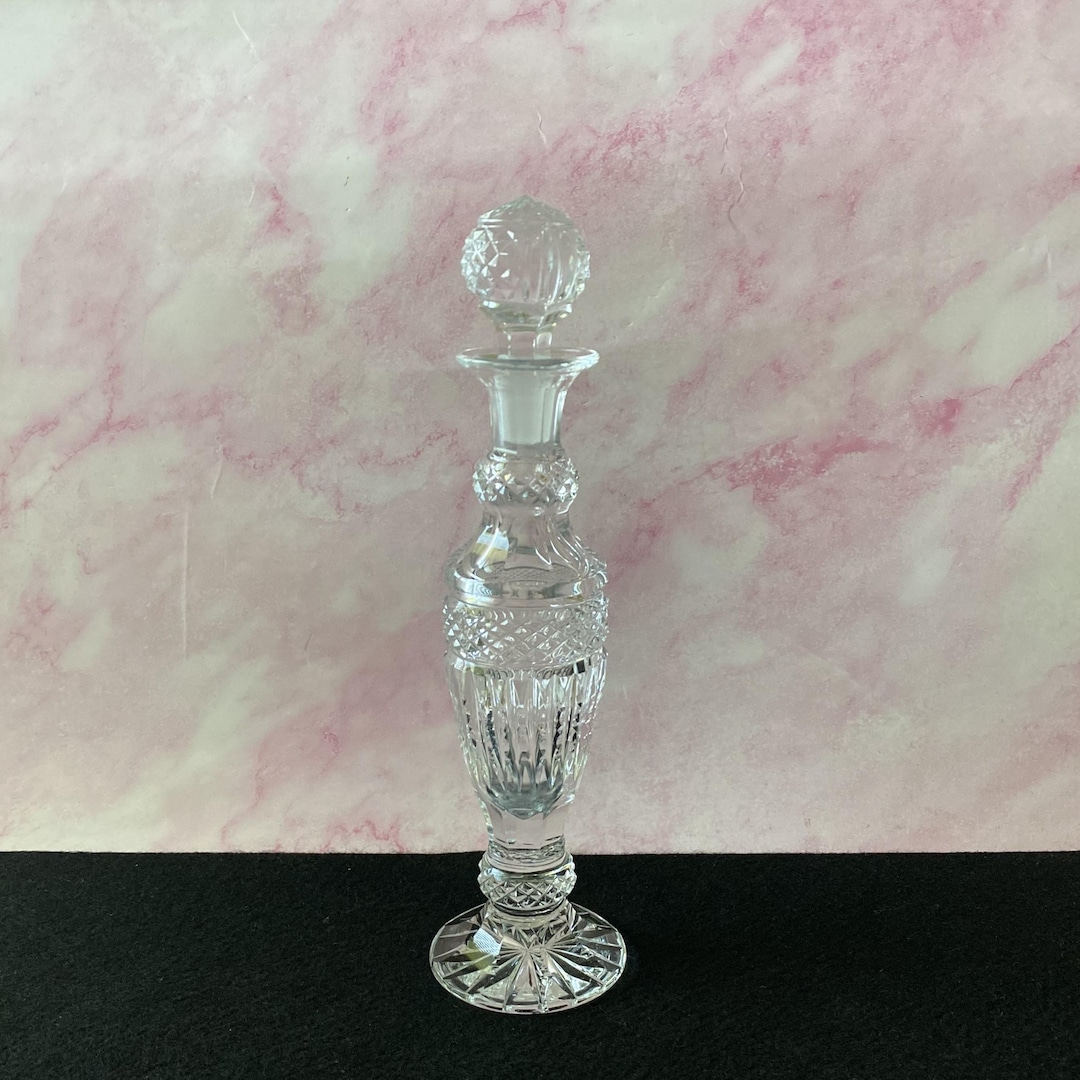 Vintage American Brilliant Cut Glass Decanter/perfume/scent Bottle ...