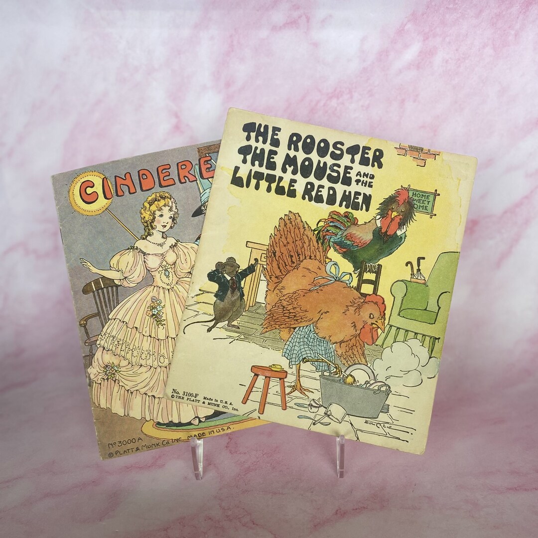 Vintage Antique Fairytale Soft Cover Children's Books, Collectible ...