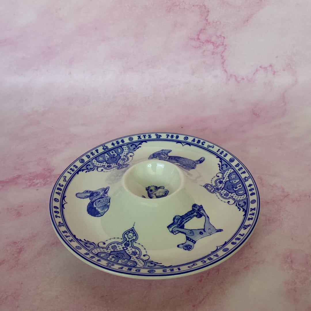 Vintage Collectible Spode Edwardian Childhood Collection Blue Egg ...