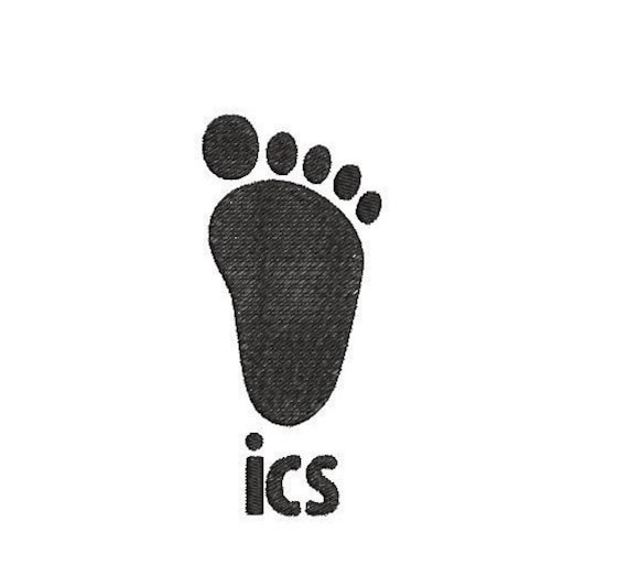 ICS Logo Embroidery Design 4x4 & 5x7 Hoop Pes/vp3/jef | Etsy