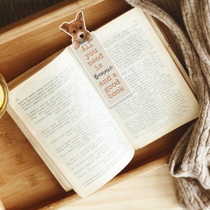 Custom Dog Bookmark, Animal Lover Gift for Pet Lovers, Personalized ...