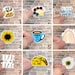Mini Sticker Pack of 5, Small Stickers for Phone, Planner Stickers ...