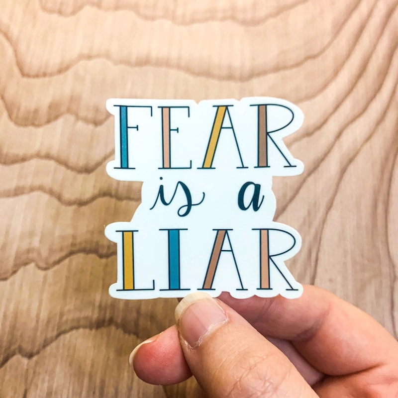 Fear is a Liar - Etsy