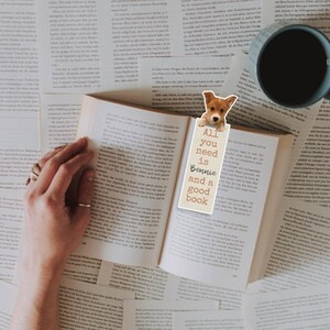 Custom Dog Bookmark, Animal Lover Gift for Pet Lovers, Personalized ...