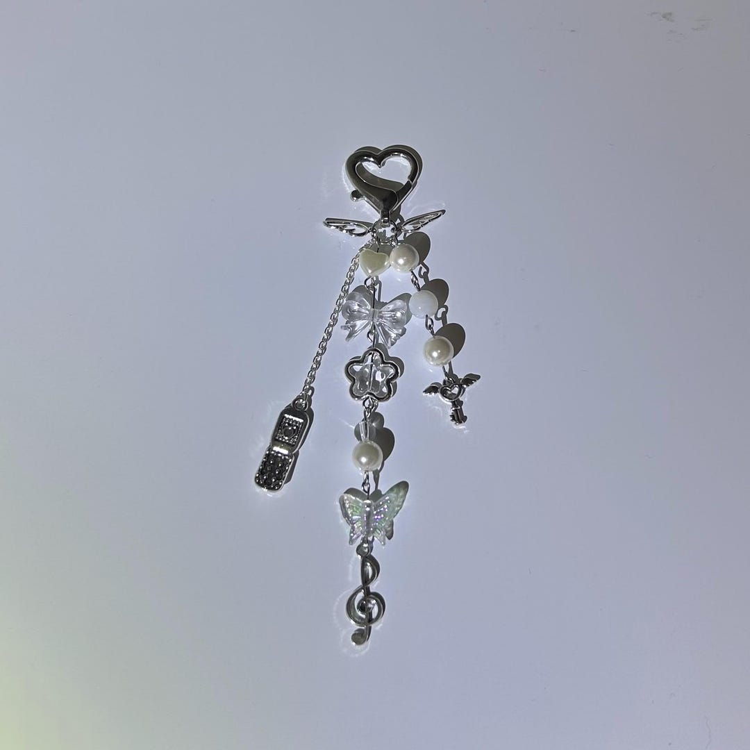 Coquette Music Note Keychain - Etsy