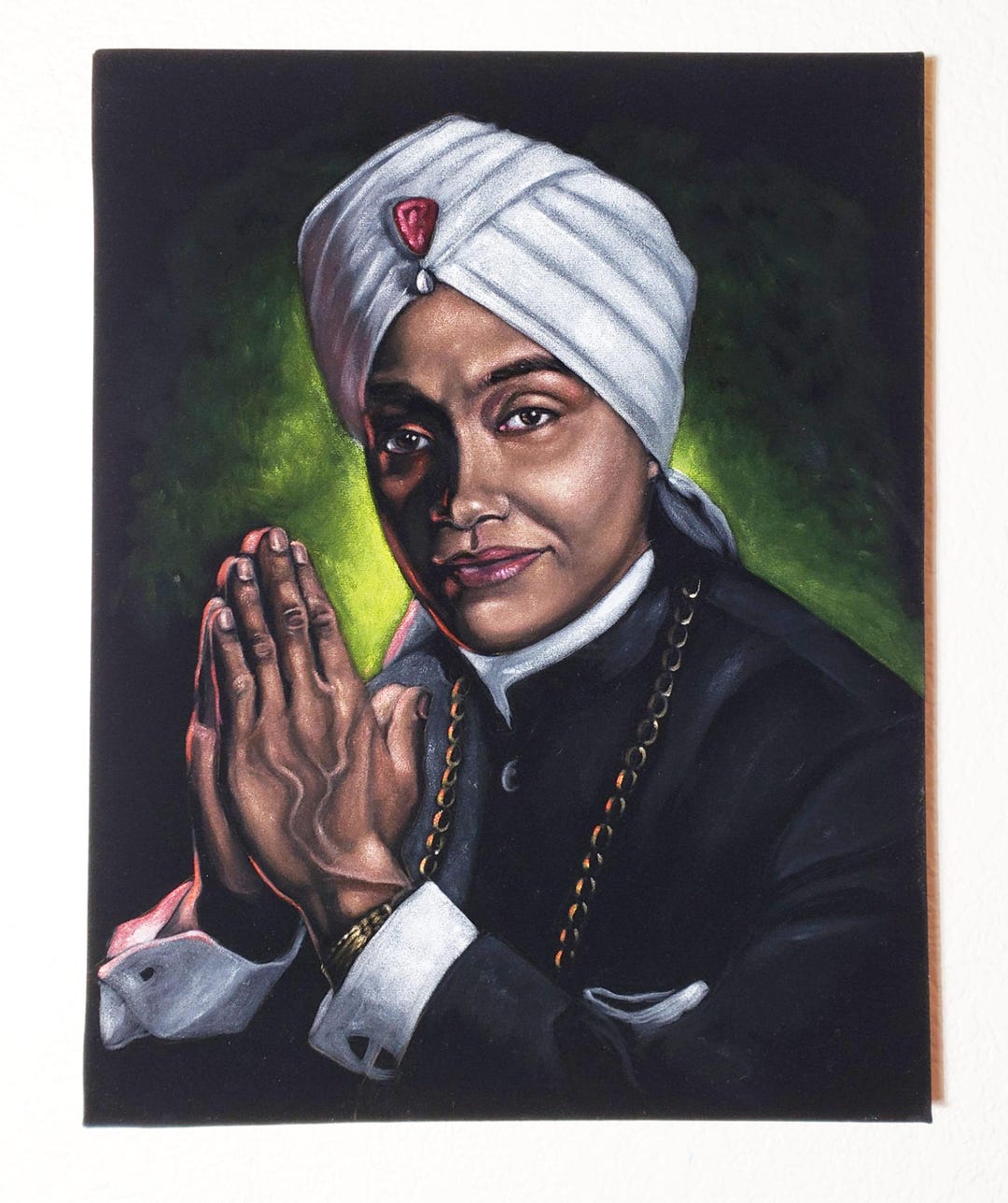 Korla Pandit Velvet Tiki Painting Gwen Rosewater - Etsy