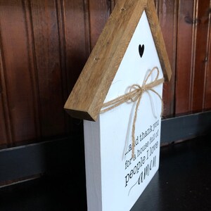 Small Wood House Home Sweet Home Sign Shelf Sign Farmhouse | Etsy