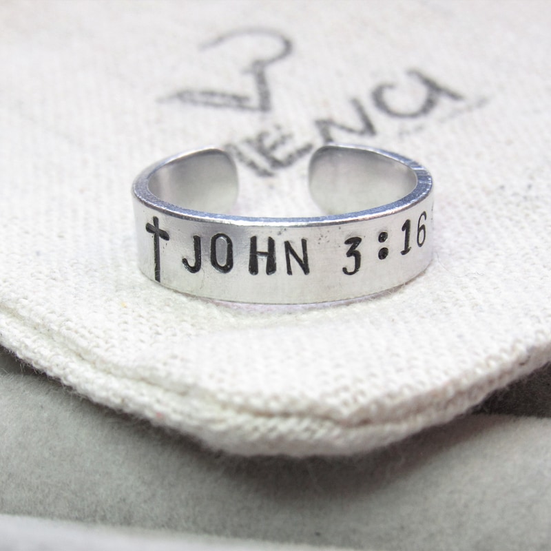 Bible Verse Ring - Etsy