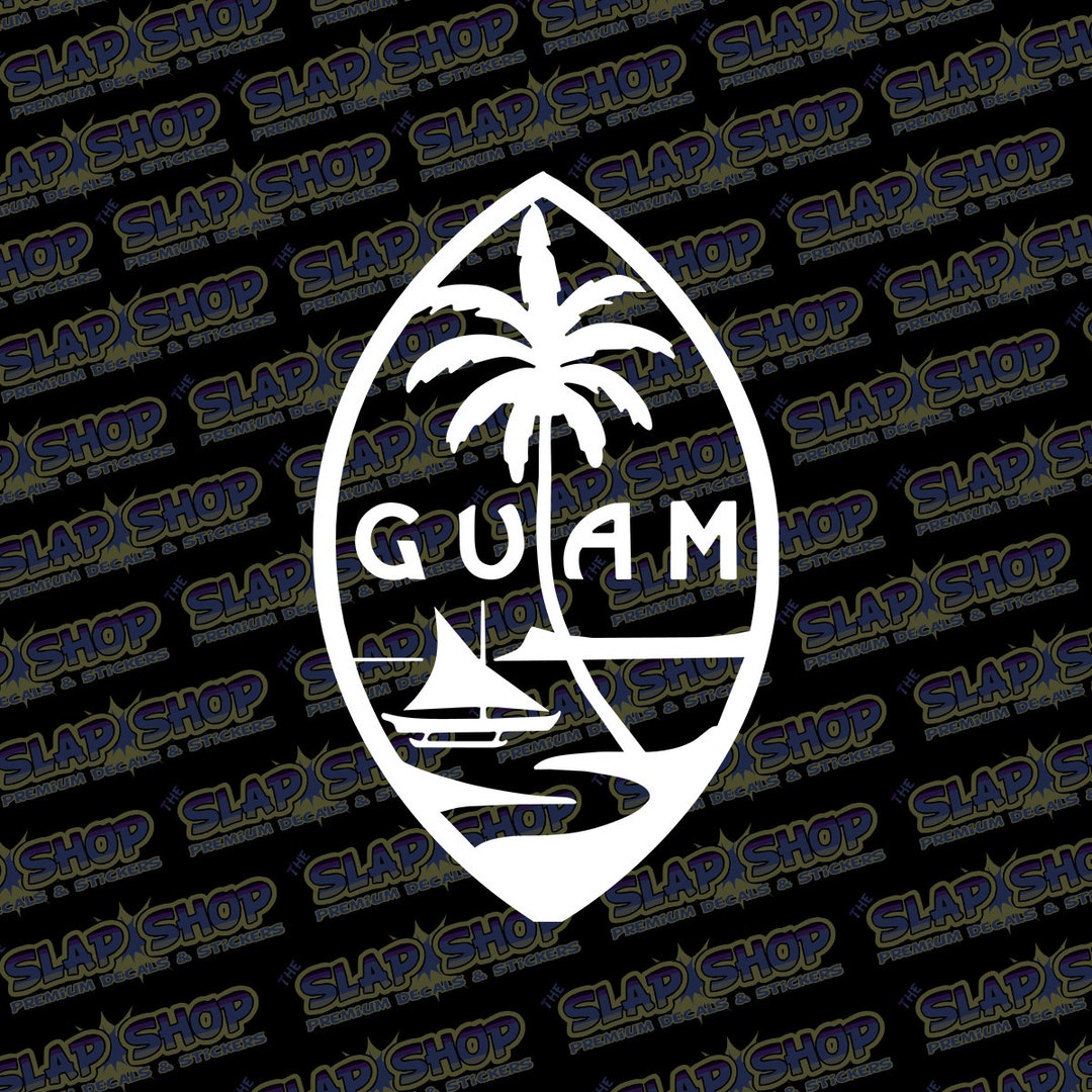 Guam Island Pride Vinyl Decal – Chamorro Car & Laptop Sticker - Etsy