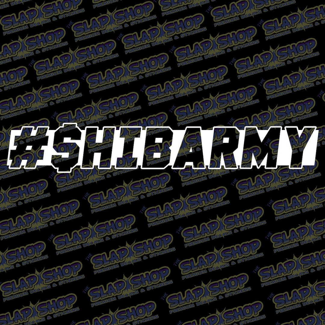 Shib Army Vinyl Decal – Shiba Inu Sticker – Meme Coin Design for Car or ...