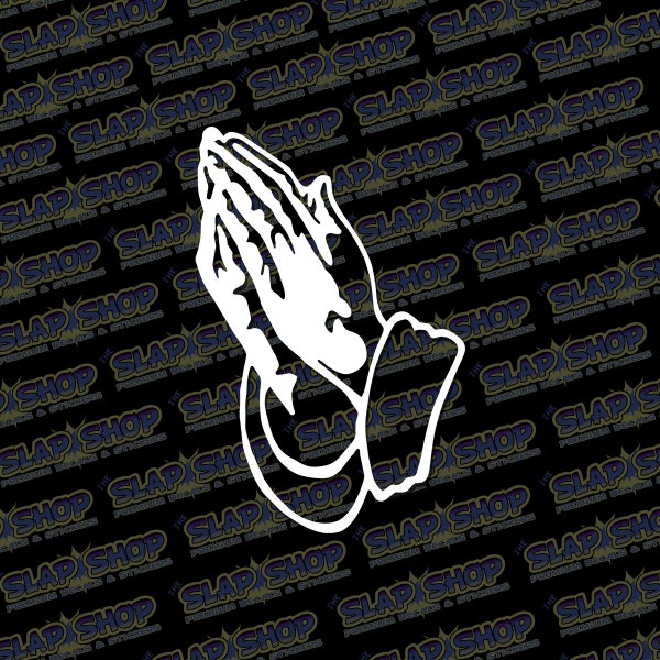 Praying Hands Decal - Etsy
