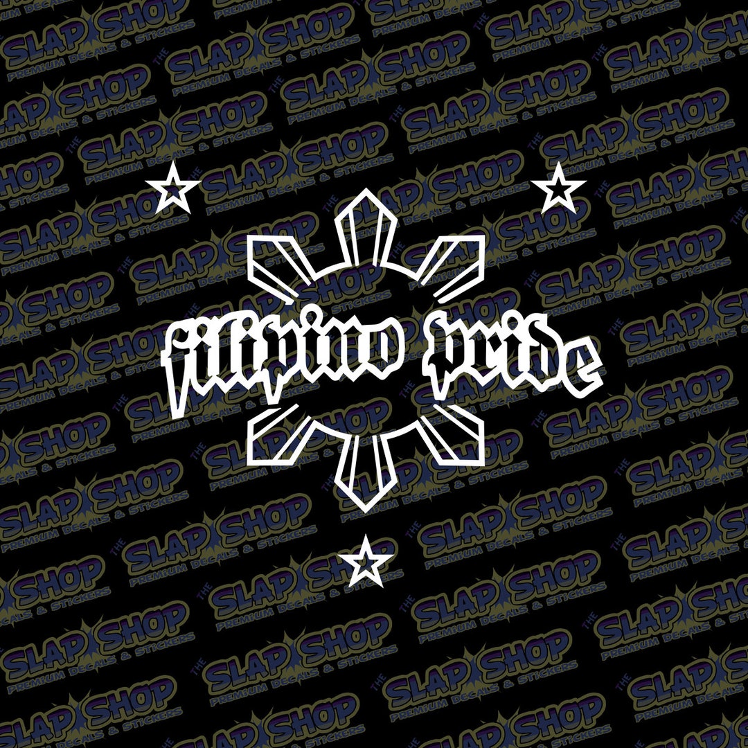 Filipino Pride Die-cut Vinyl Decal - Stickers - Click to Explore Colors ...