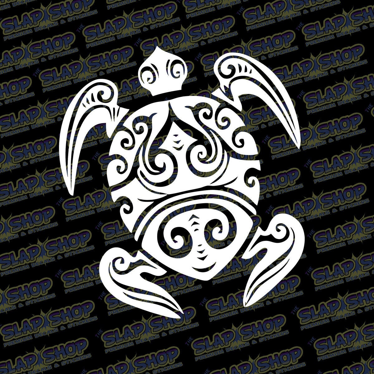 Tribal Sea Turtle Die Cut Vinyl Decal CLICK to EXPLORE More | Etsy