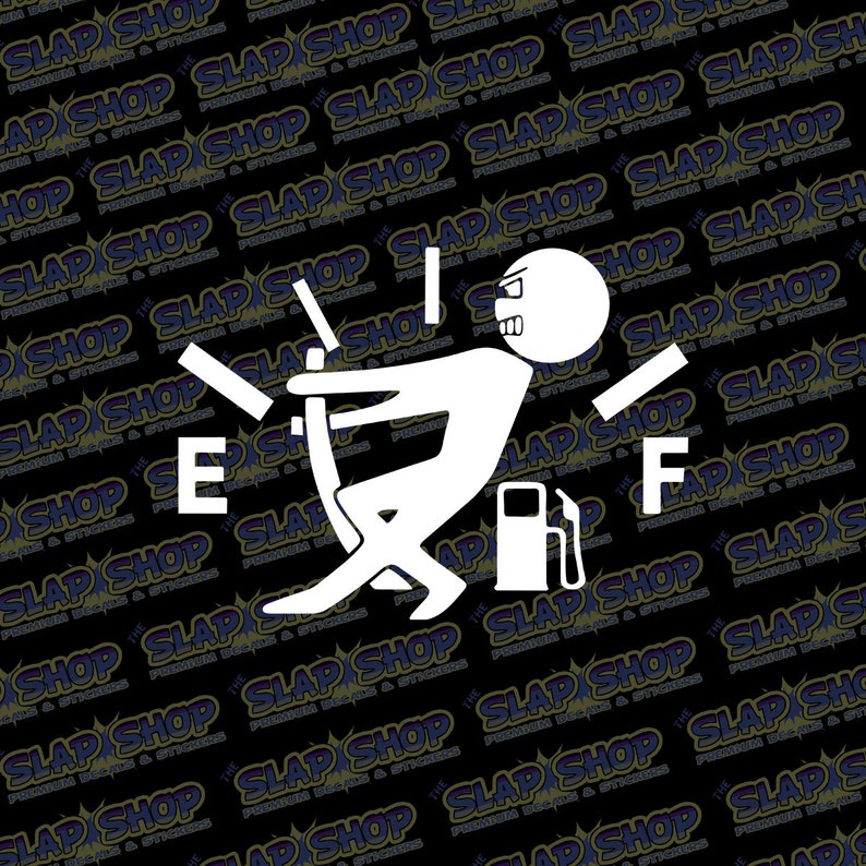 Gas on Empty Funny Vinyl Decal Sticker CLICK to EXPLORE More - Etsy