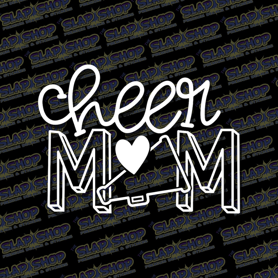 Cheer Mom Die-cut Vinyl Decal Stickers Click to Explore Colors & Sizes ...