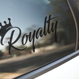 Royalty' Die-cut Vinyl Decal - Stickers - Click to Explore Colors ...