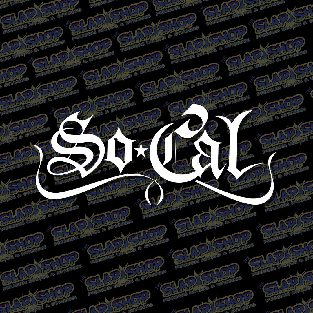 Socal California Die-cut Vinyl Decal - Stickers - Click to Explore ...