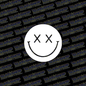 XX Smiley Face Funny Vinyl Decal - Stickers - Click to Explore Colors ...
