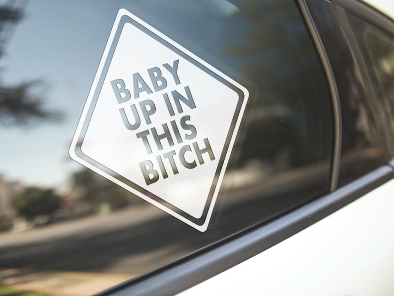Baby on Board Funny Vinyl Decal for Car Window & Family Safety Use - Etsy