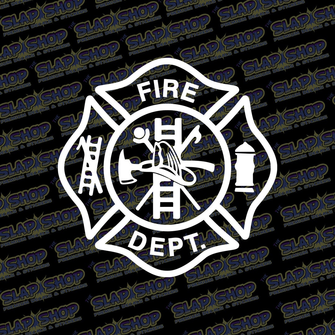 Fire Fighter Die-cut Vinyl Decal - Stickers - Click to Explore Colors ...