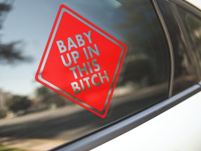 Baby on Board Funny Vinyl Decal for Car Window & Family Safety Use - Etsy