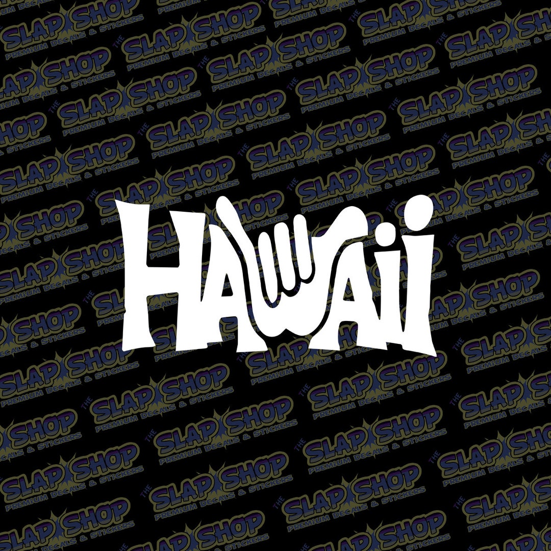Hawaii Shaka Die-cut Vinyl Decal - Stickers - Click to Explore Colors ...