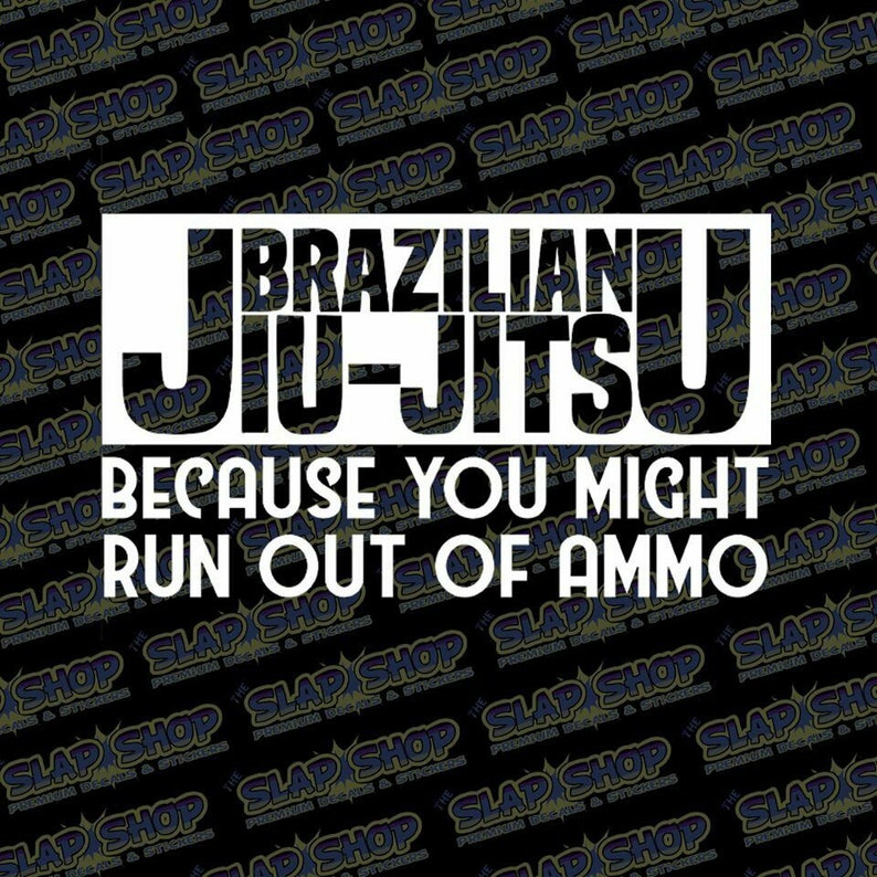 Brazilian Jiu-jitsu Vinyl Decal – BJJ Car, Laptop & Bottle Sticker - Etsy