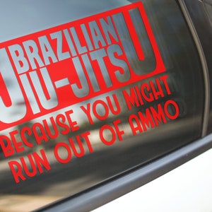 Brazilian Jiu-jitsu Vinyl Decal – BJJ Car, Laptop & Bottle Sticker - Etsy