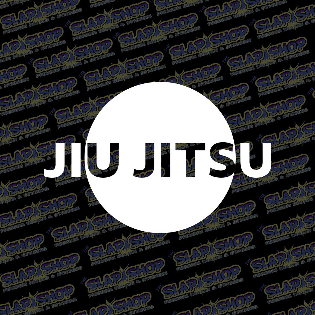 Jiu-jitsu Vinyl Decal | BJJ Sticker for Car, Laptop, Water Bottle and ...