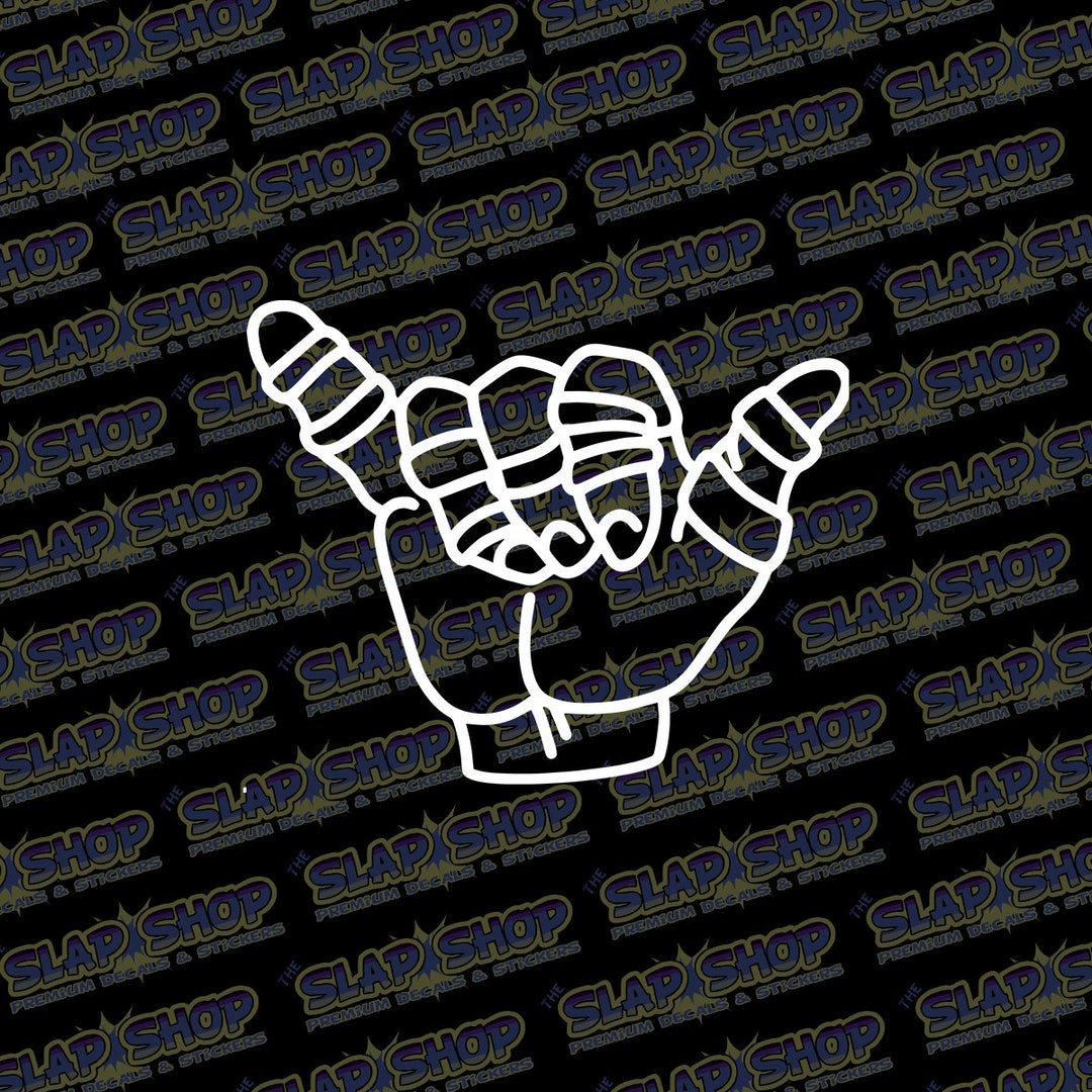 Jiu-jitsu Shaka Vinyl Decal | BJJ Car Laptop & Water Bottle - Etsy