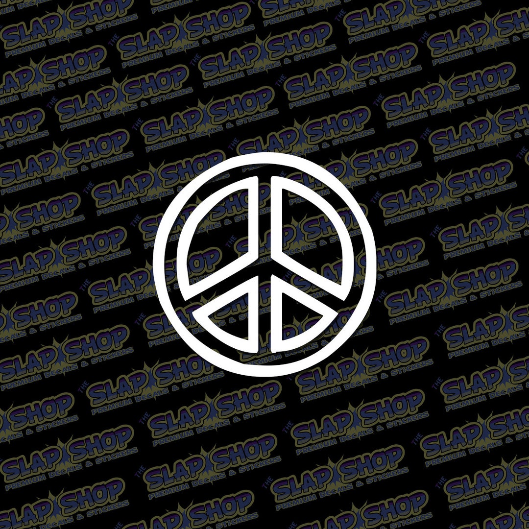 Peace Die-cut Vinyl Decal - Stickers - Click to Explore Colors & Sizes ...