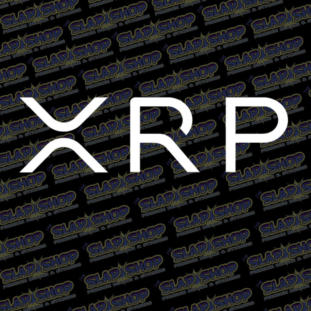Ripple Vinyl Decal – XRP Sticker – Blockchain Design for Car or Laptop ...