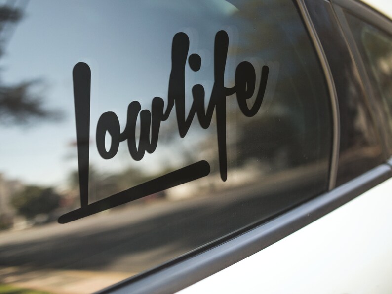 JDM Style 'lowlife' Vinyl Decal for Japanese - Etsy