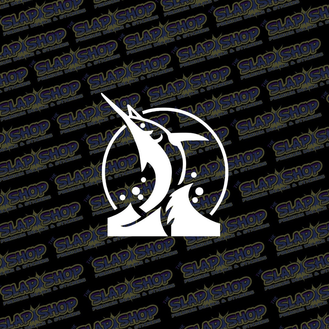 Marlin Hunting and Fishing Vinyl Decal - Stickers - Click to Explore ...