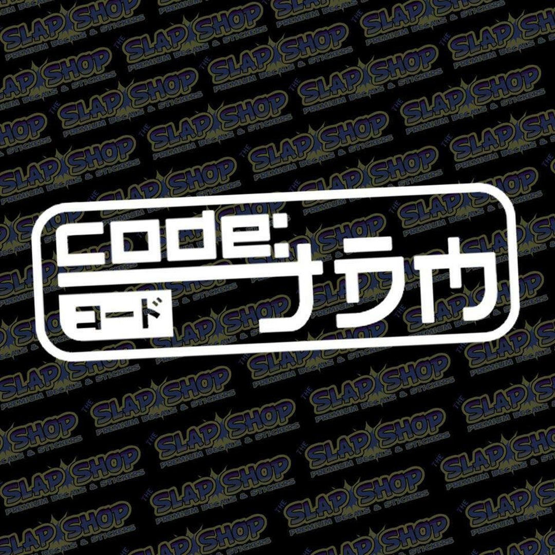 Code JDM Badge Die-cut Vinyl Decal - Stickers - Click to Explore Colors ...
