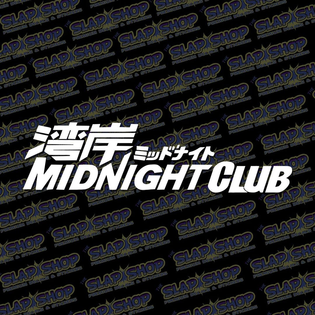 Midnight Club JDM Vinyl Decal | Car & Window Sticker - Etsy