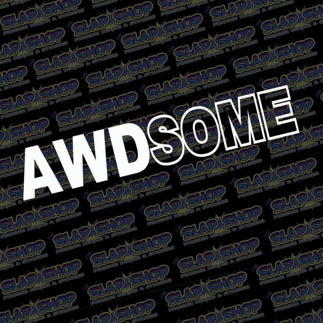 AWD Die-cut Vinyl Decal – Car Laptop Sticker - Etsy